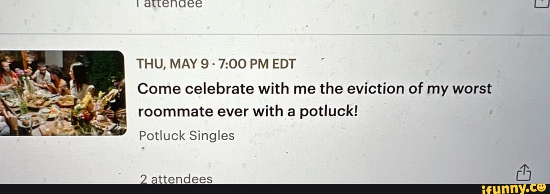 Potluck memes. Best Collection of funny Potluck pictures on iFunny