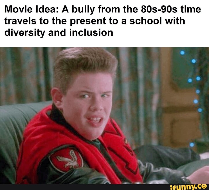 Movie Idea: A bully from the 80s-90s time travels to the present to a ...