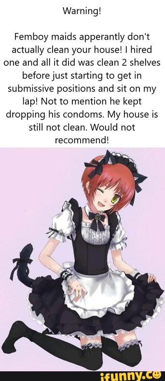Femboy maid review_irl - Warning! Femboy maids apperantly don't ...