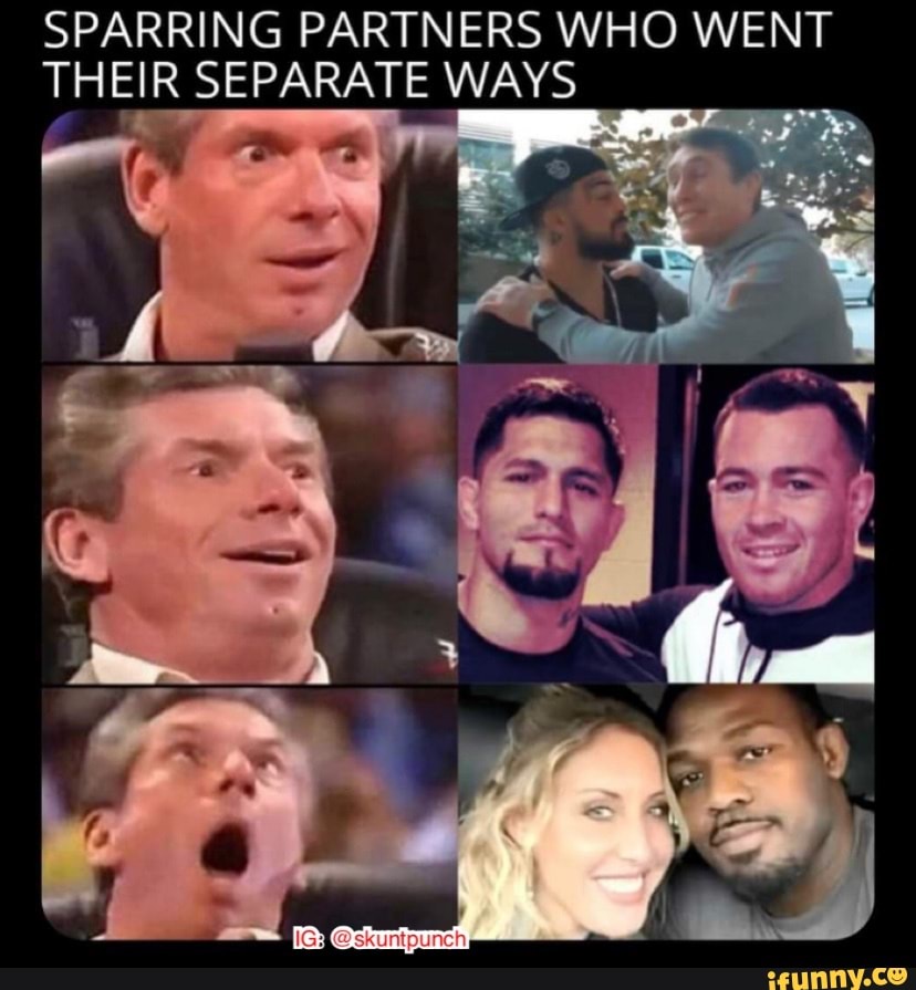 SPARRING PARTNERS WHO WENT THEIR SEPARATE WAYS - iFunny