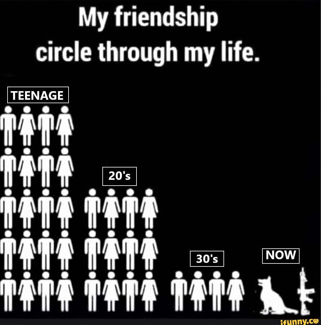 My friendship circle through my life. TEENAGE NOW PETE - iFunny