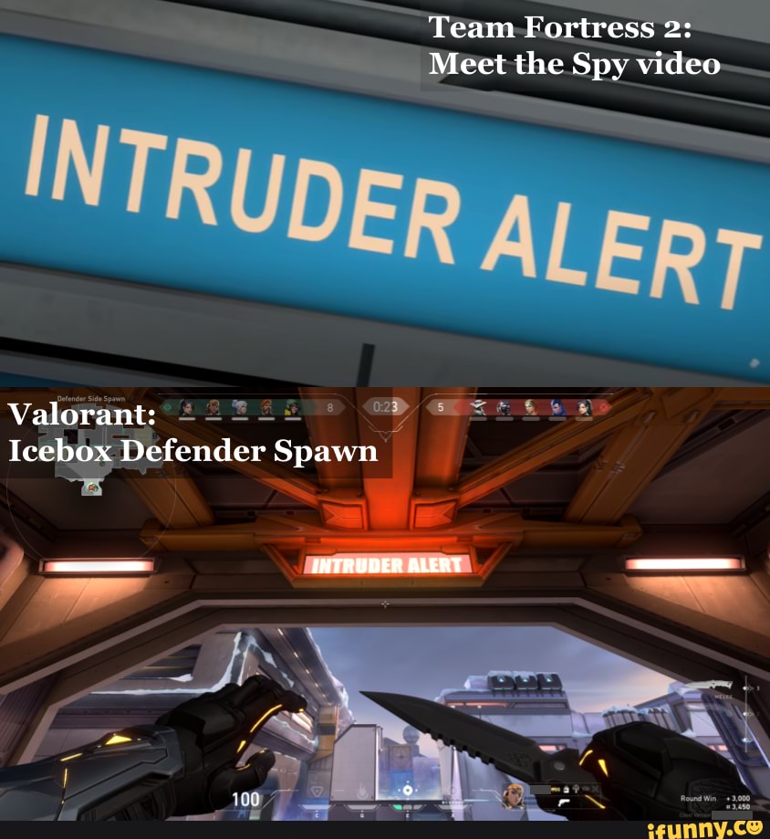 Team Fortress 2: Meet the Spy video Valorant: Icebox Defender Spawn ...
