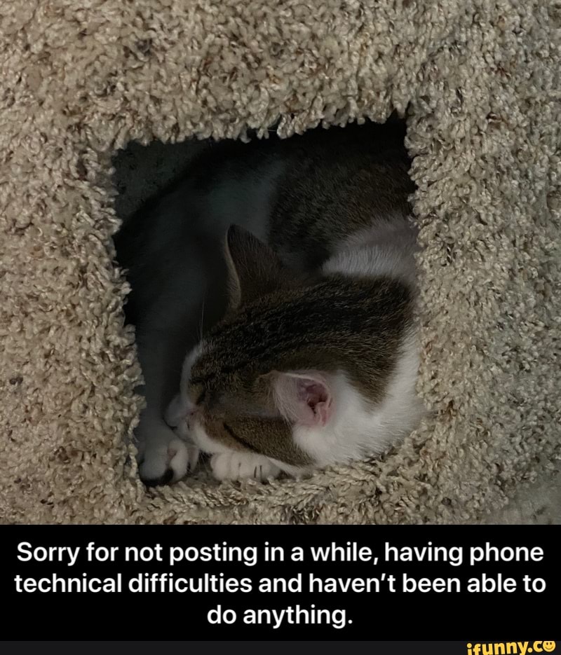 Sorry for not posting in a while, having phone technical difficulties ...