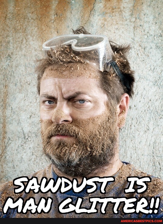SAWDUST IS MAN GLITTER! - America’s best pics and videos