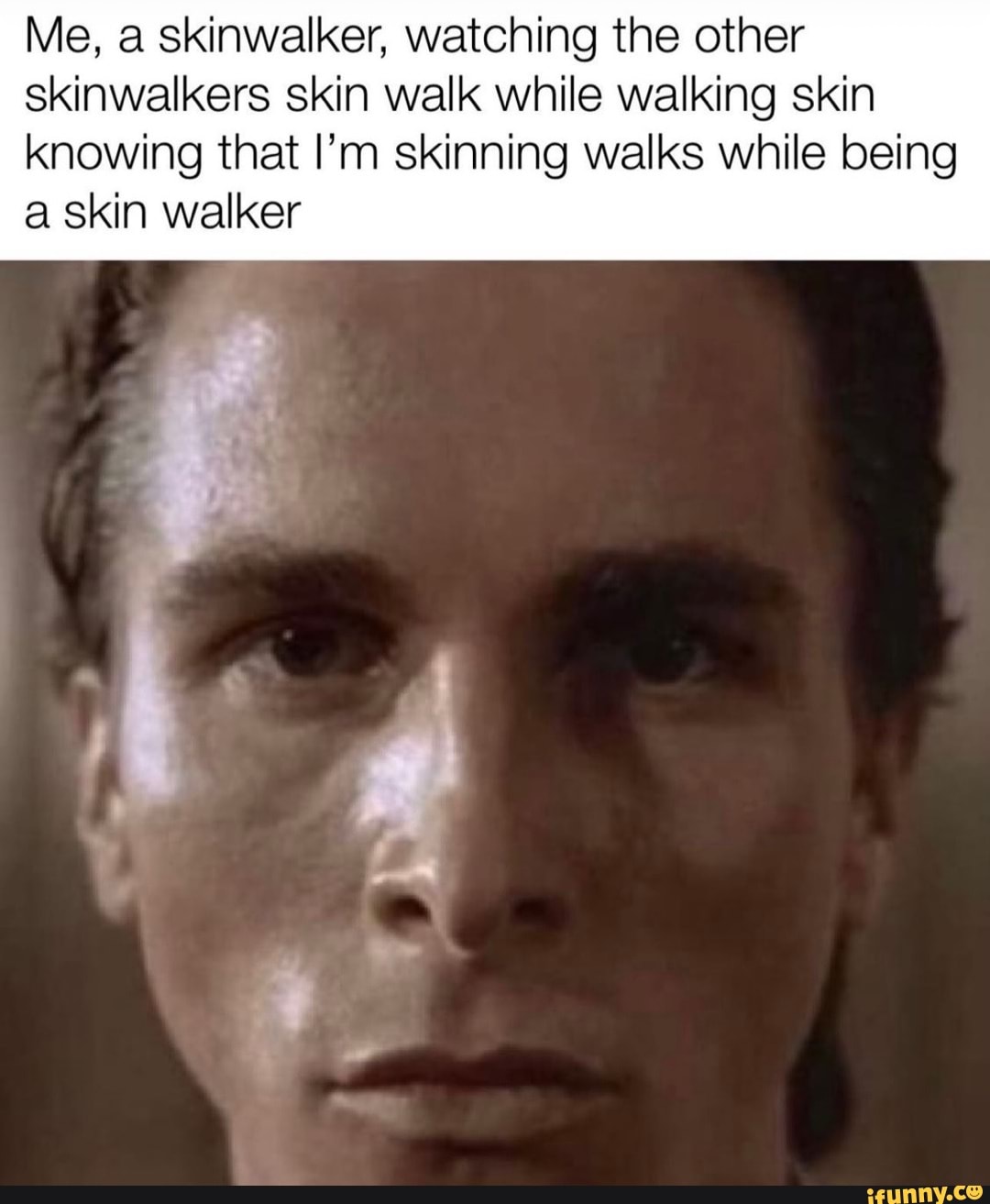 Me, a skinwalker, watching the other skinwalkers skin walk while ...