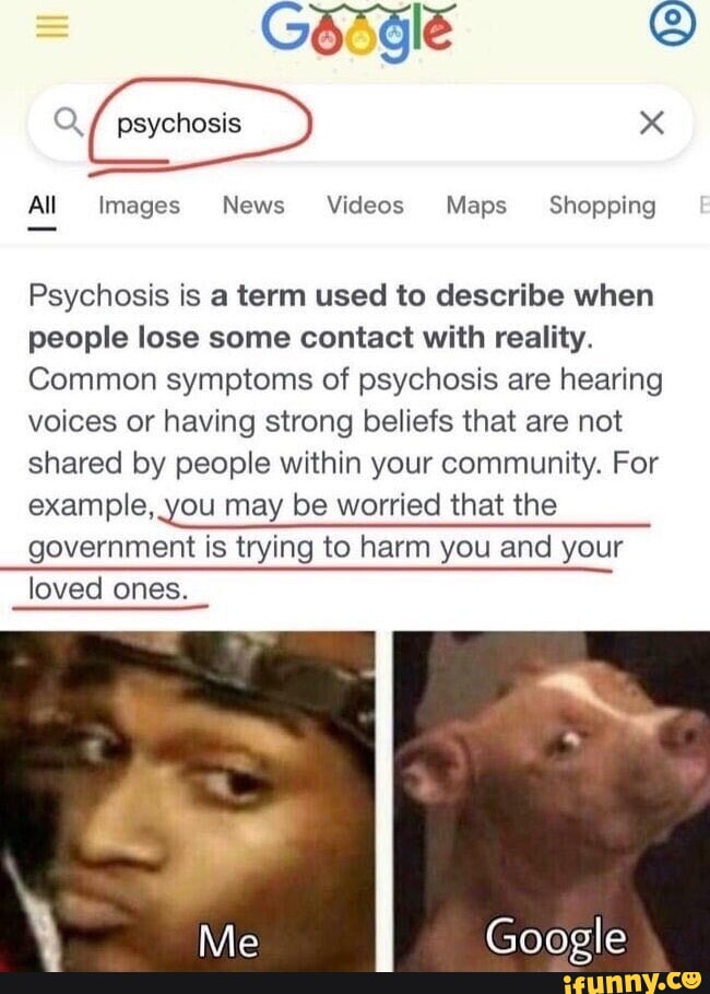 Psychosis All Images News Videos Maps. Shopping Psychosis is a term ...