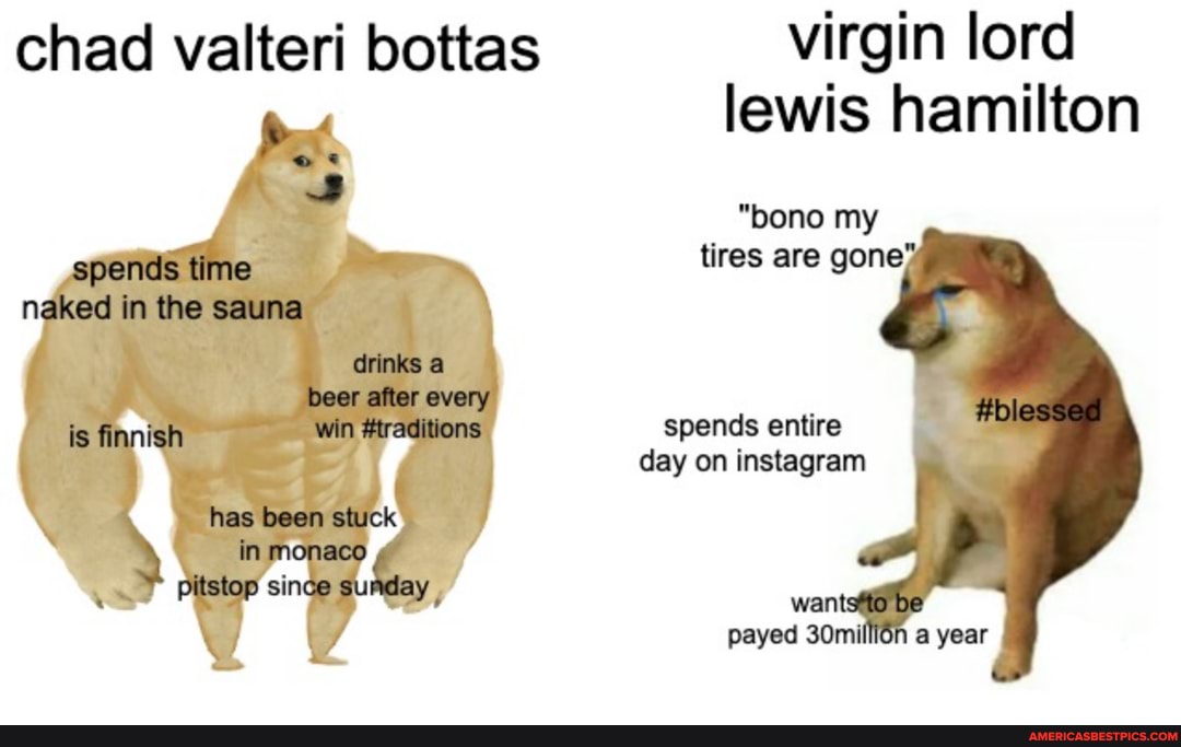 Chad valteri bottas spends time naked in the sauna drinks a beer after ...