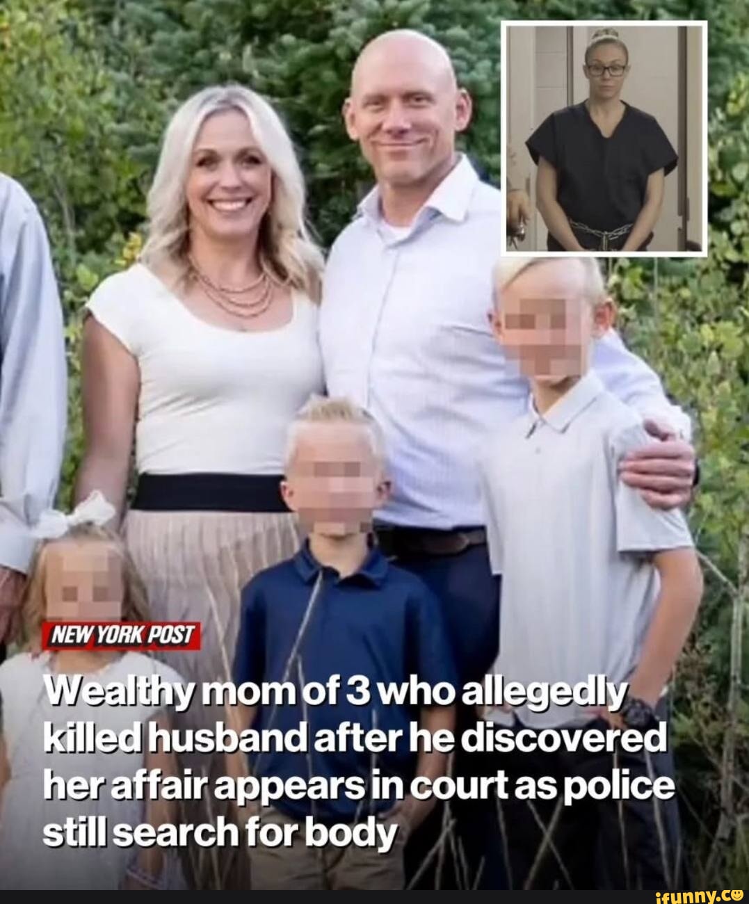 NEW YURK PUST Wealthy mom of 3 who allegedly killed husband after he ...