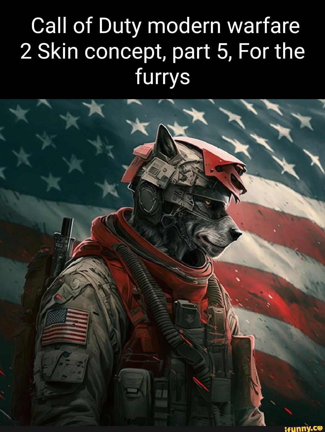 Call of Duty modern warfare 2 Skin concept, part 5, For the furrys - iFunny