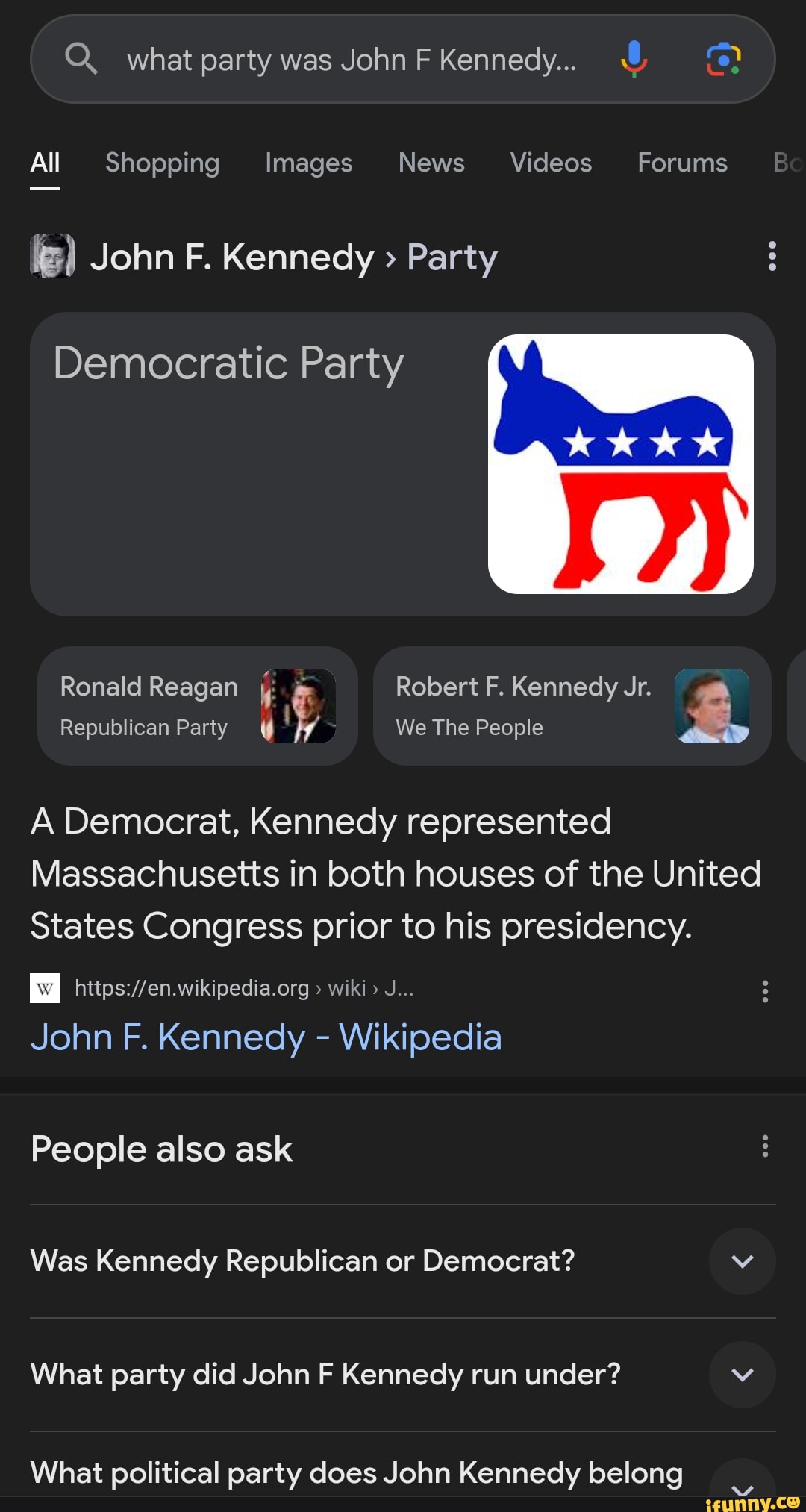 What party was John F Kennedy... All Shopping Images News Videos Forums ...