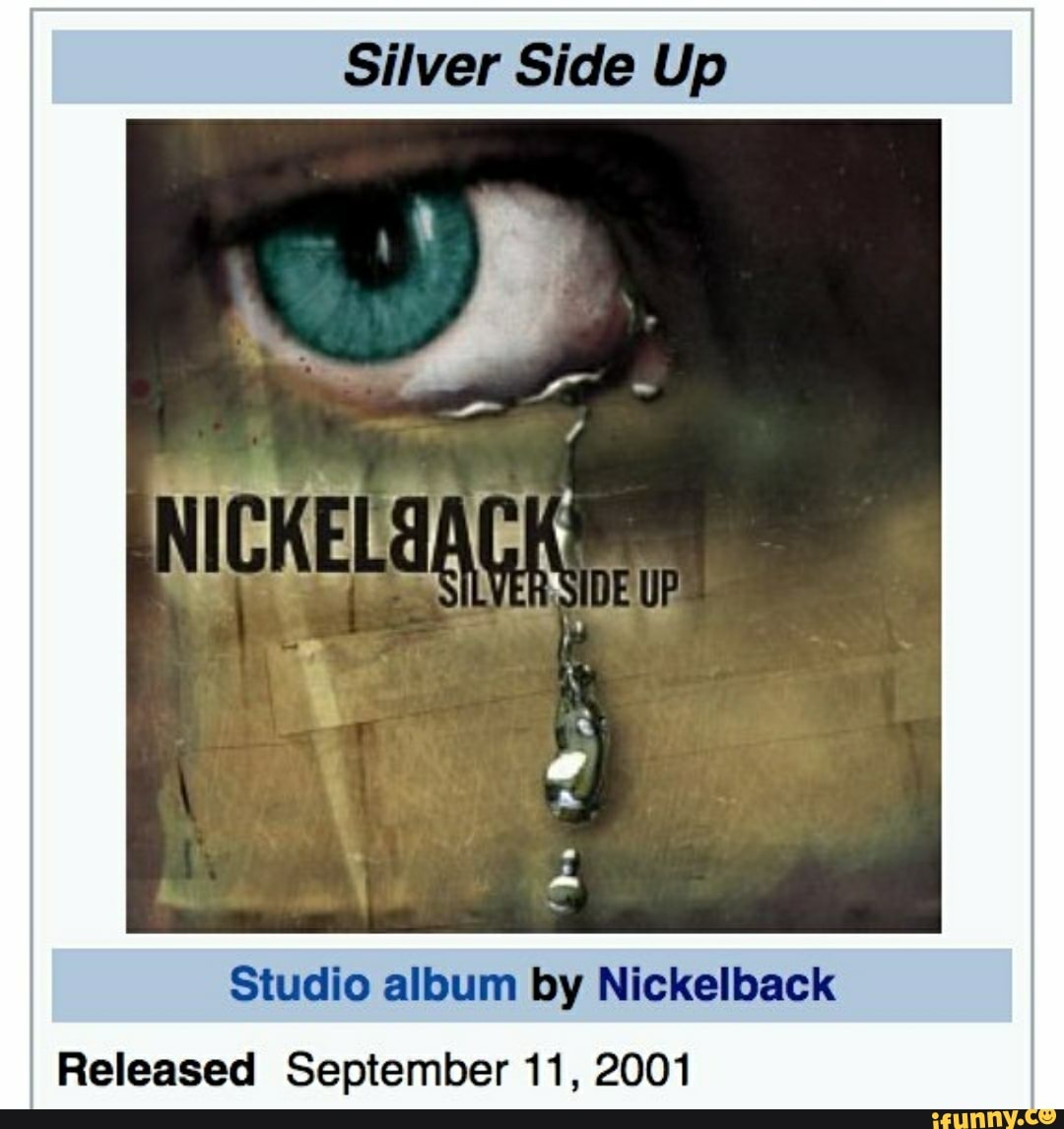 Silver Side Up Studio album by Nickelback Released September 11, 2001 ...