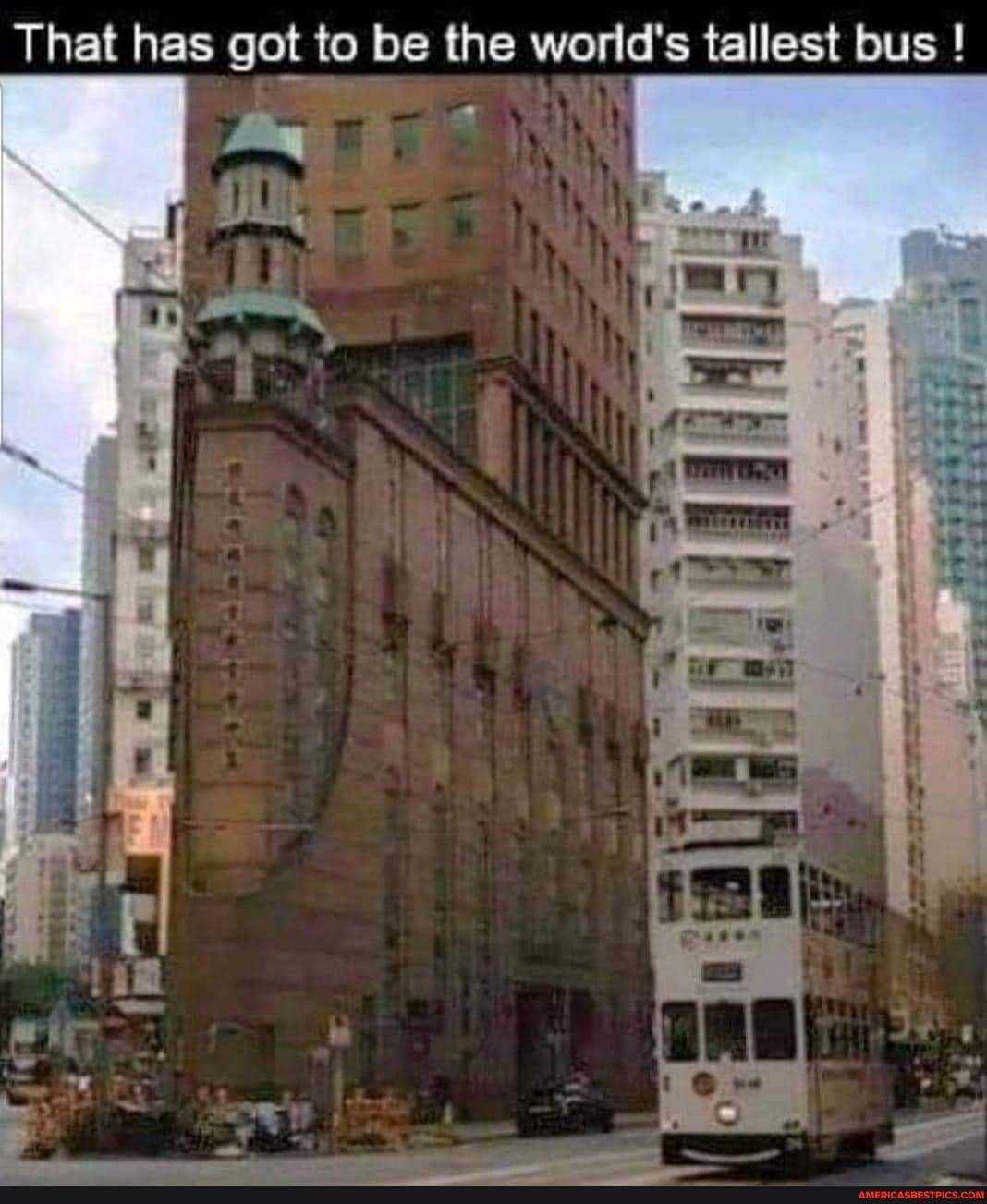 That has got to be the world's tallest bus ! - America’s best pics and ...