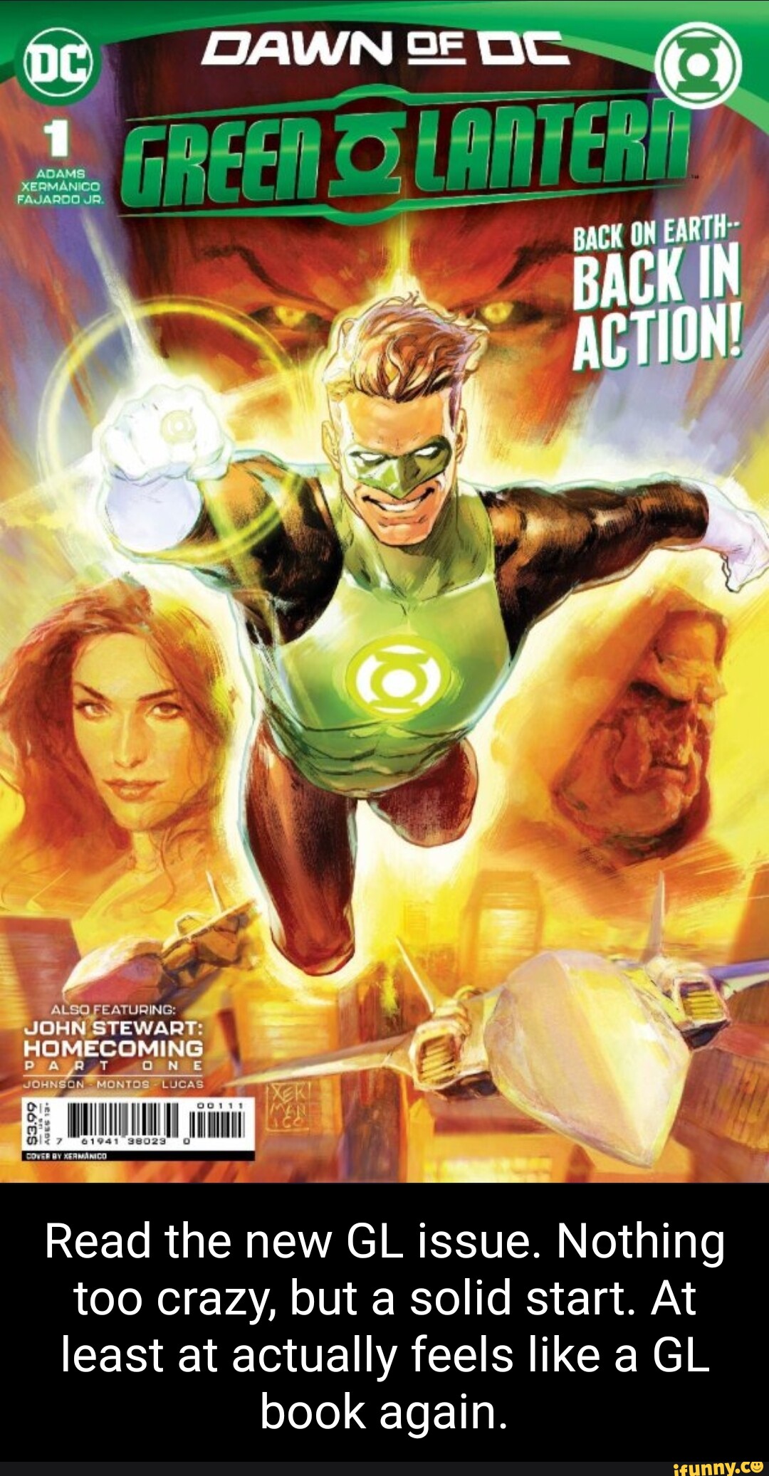 DC DAWN it ALSO FEATURING: JOHN STEWART: HOMECOMING JOHNSON MONTOS ...