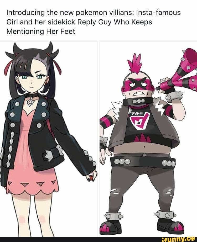 Introducing the new pokemon villians: Insta-famous Girl and her ...