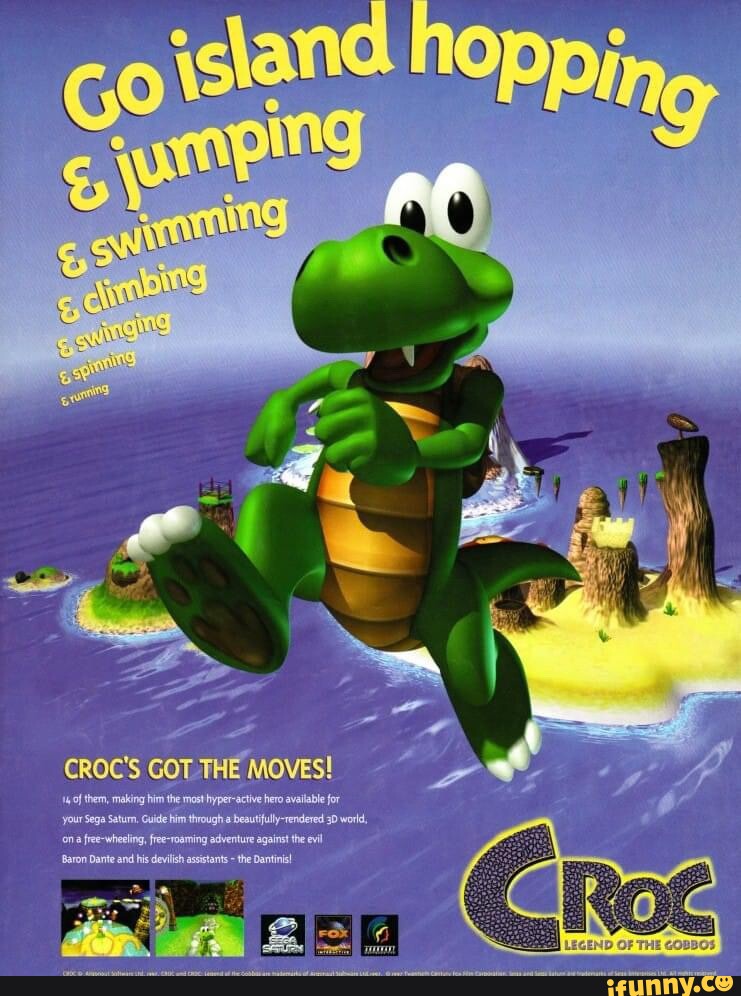 CROC'S GOT THE MOVES! them, making him the most hyper-active hero ...