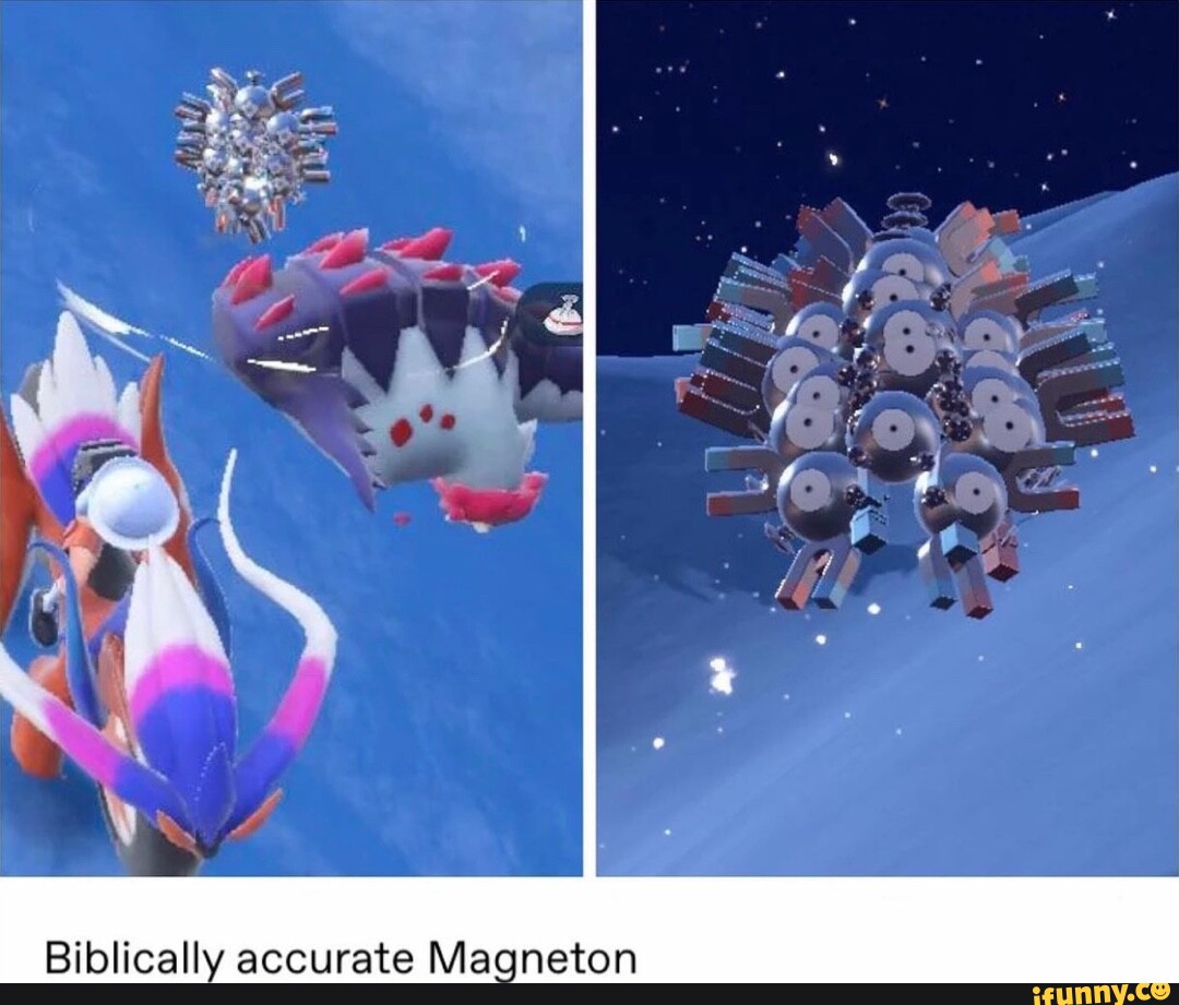 Biblically accurate Magneton - iFunny