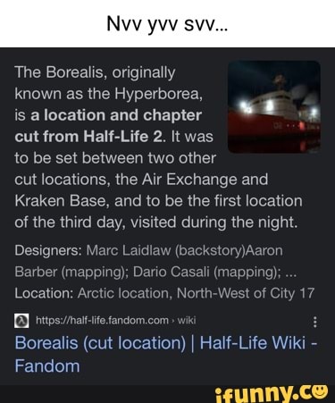 Nev The Borealis, originally known as the Hyperborea, is a location and ...