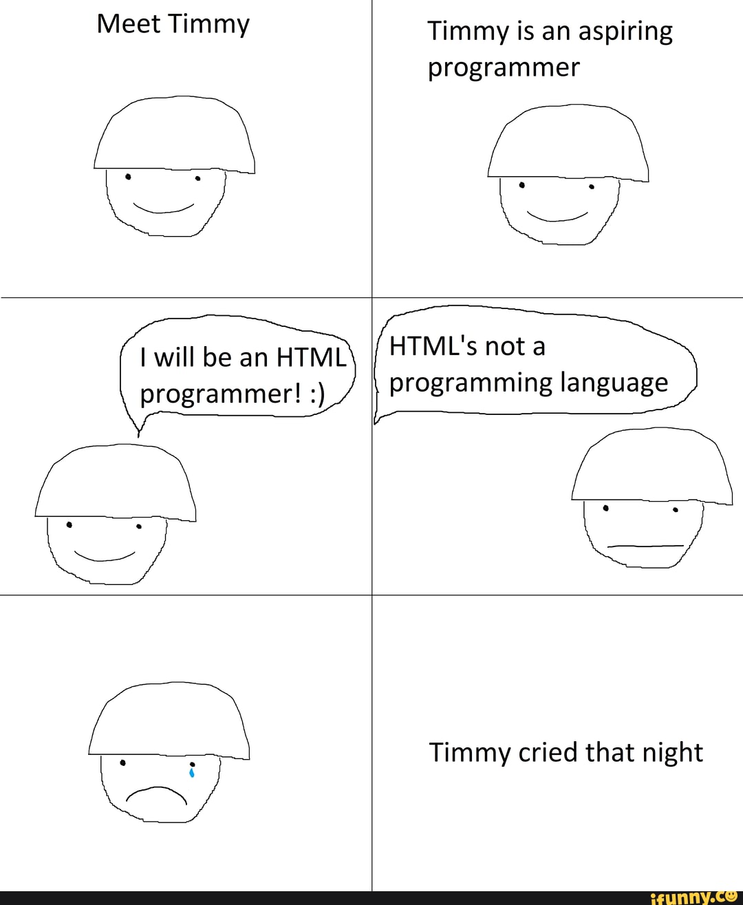 Meet Timmy Timmy is an aspiring programmer will be an HTML programmer ...