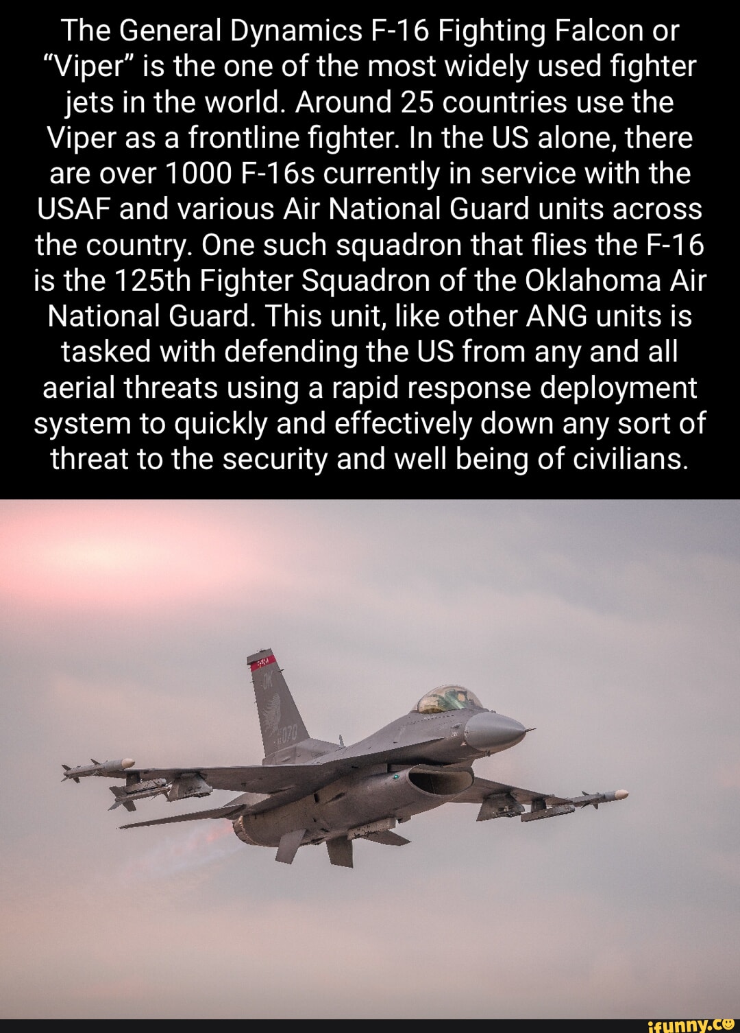 The General Dynamics F-16 Fighting Falcon or "Viper" is the one of the ...