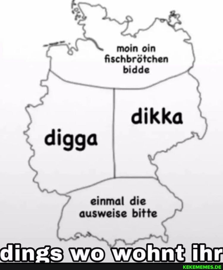 Mein ein fischbrötchen bidde einmal die ausweise bitte - Keke