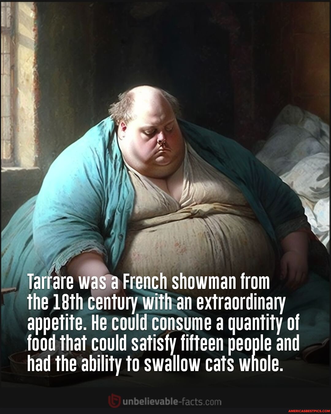 N/A - Tarrare was a French showman from the 18th century with an ...