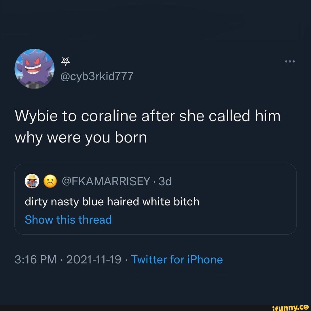 Wybie to coraline after she called him why were you born @FKAMARRISEY ...
