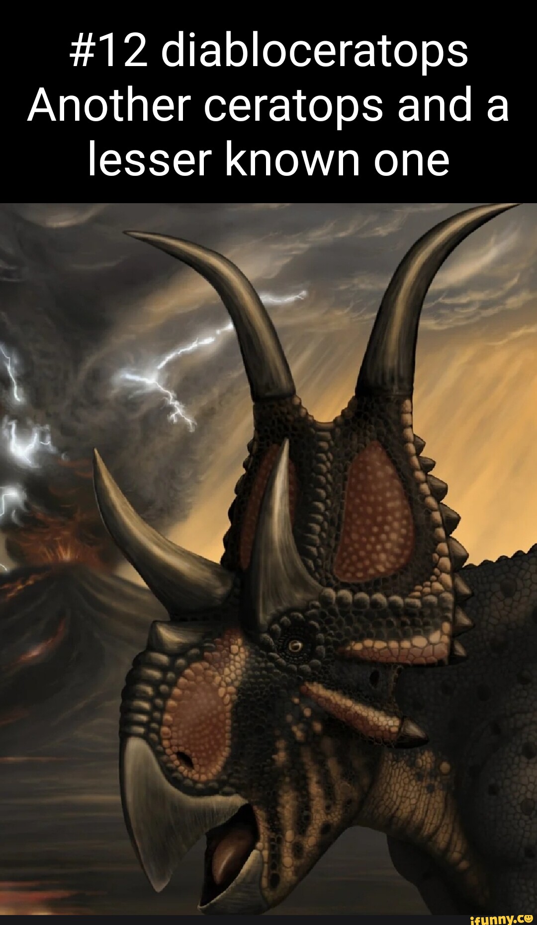 #12 diabloceratops Another ceratops and a lesser known one - iFunny