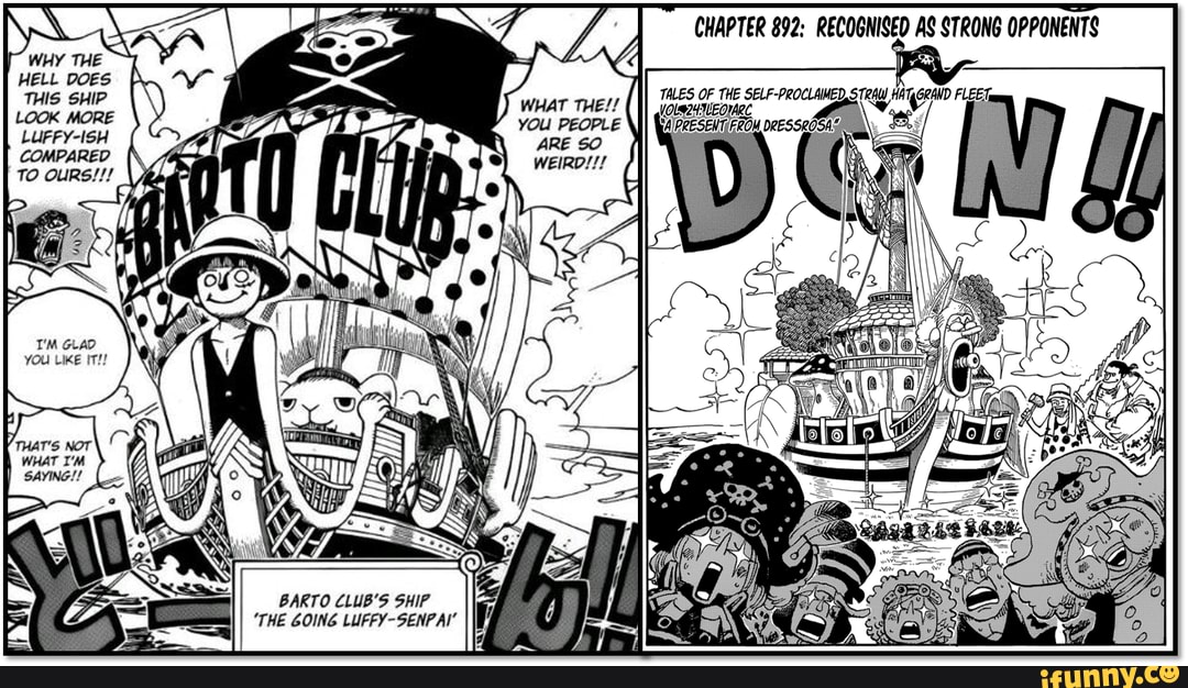 Bartolomeo's Ship and Leo's new ship [Chapter 892] - THE!! (I om LUFFY ...