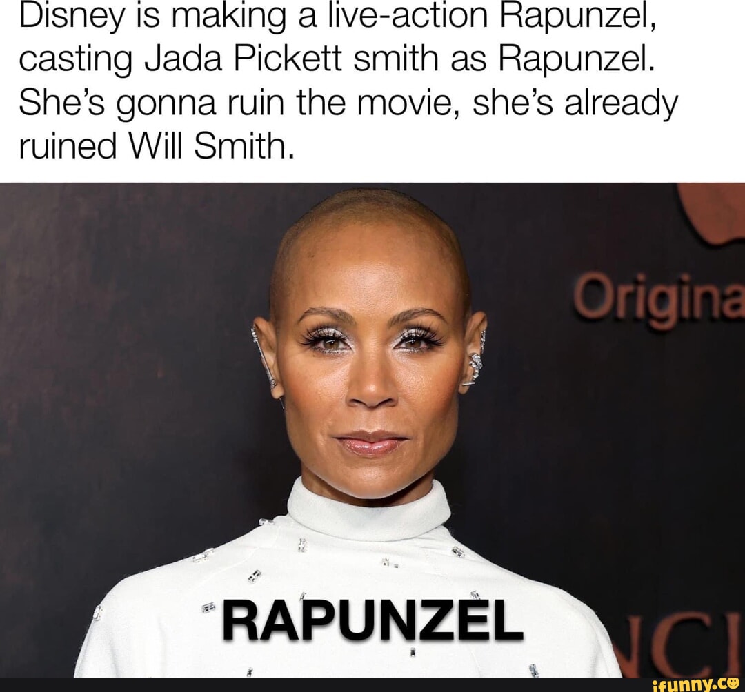 Disney IS Making a live-action Rapunzel, casting Jada Pickett smith as ...