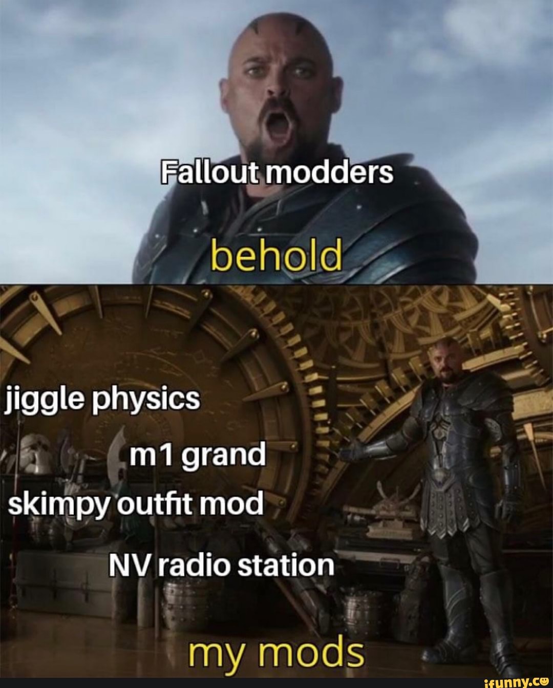 Fallout modders behold jiggle physics grand skimpy outfit mod NV radio ...