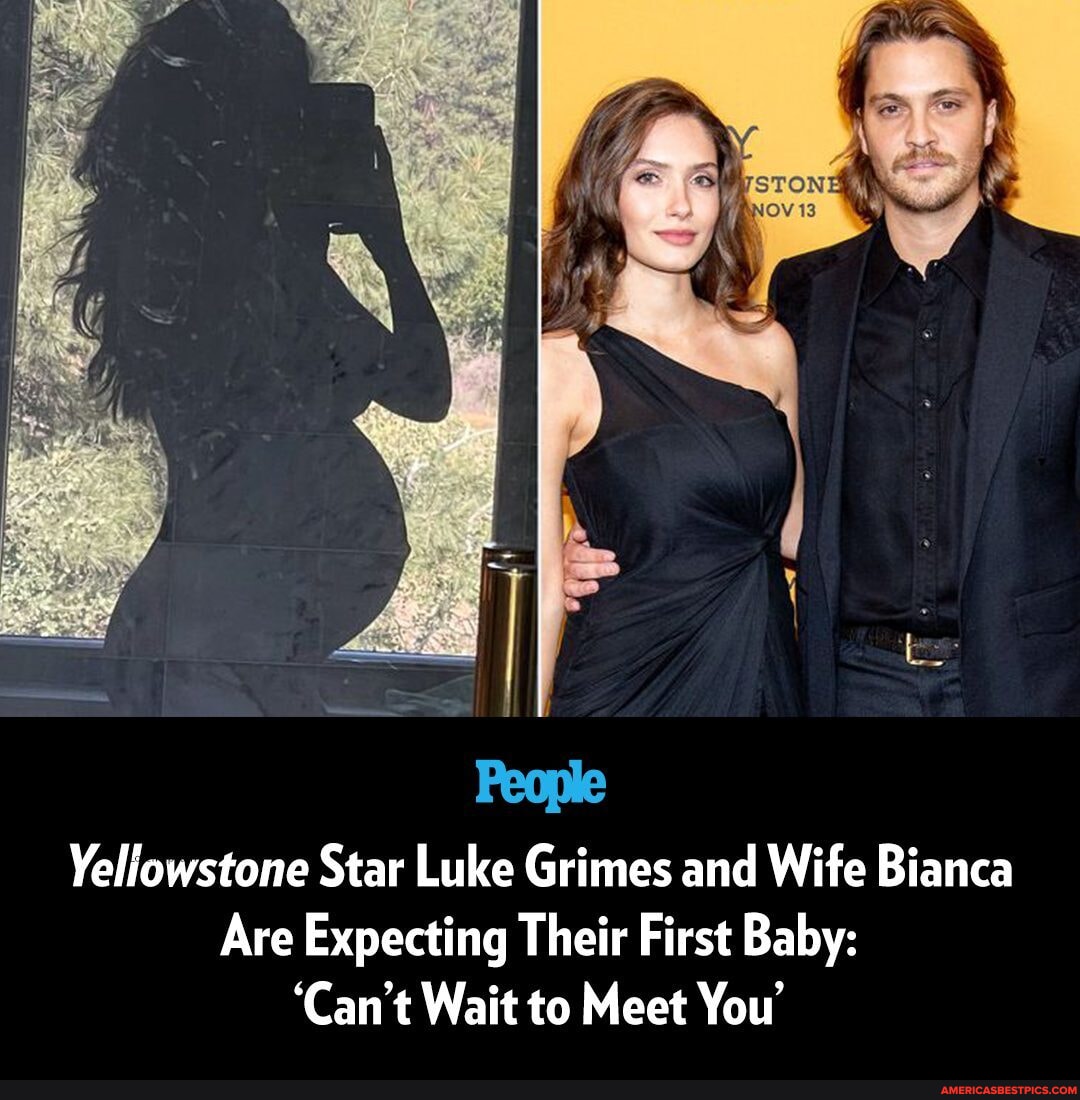 Luke Grimes and his wife Bianca Rodrigues Grimes are going to be ...