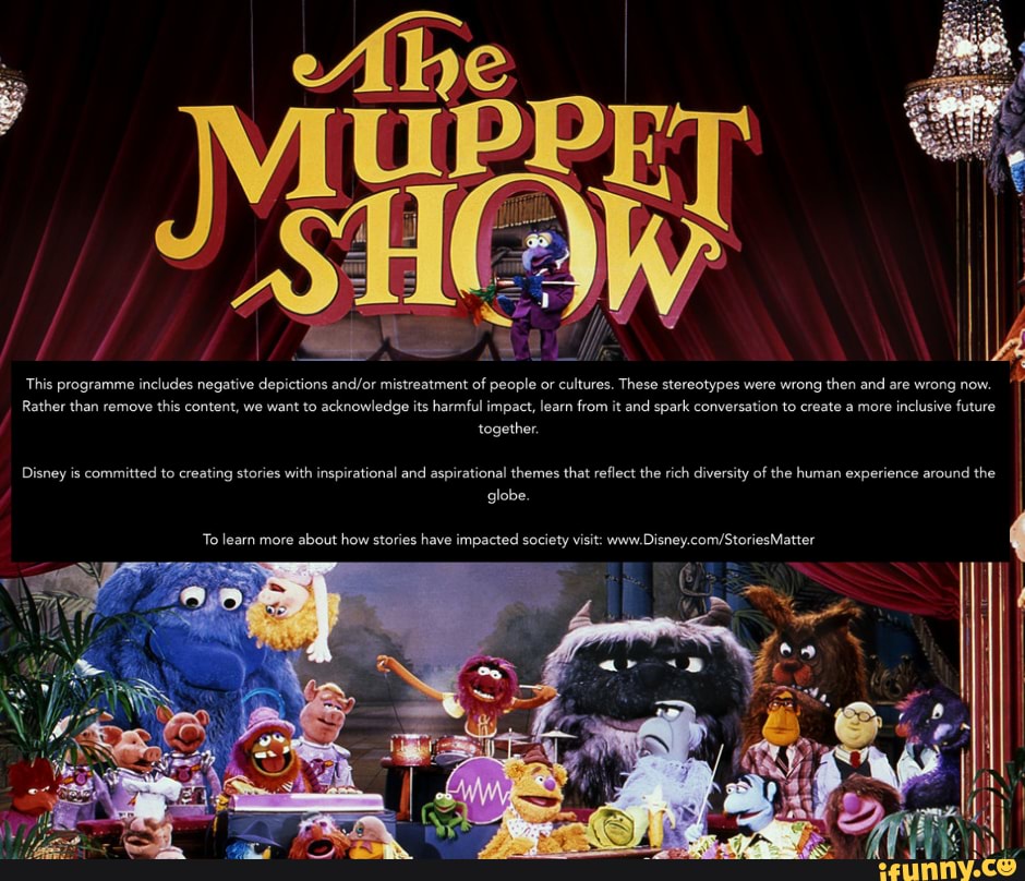 Disney+ is warning viewers that some episodes of "The Muppet Show ...