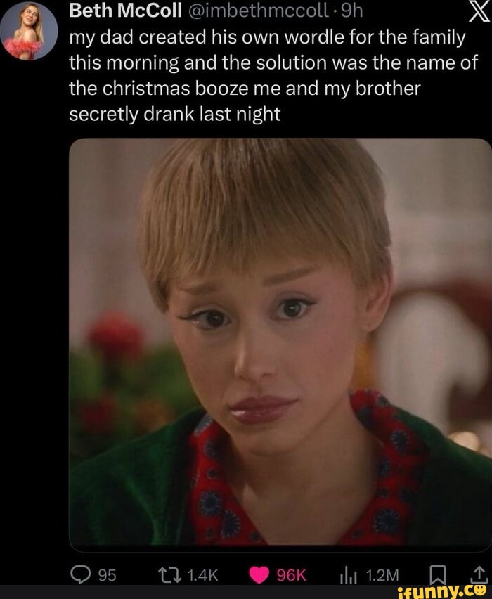 My dad created his own wordle for the family this morning and the ...