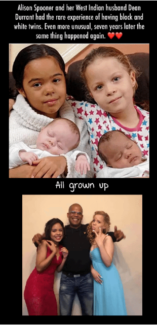 'Alison Spooner and her West Indian husband Dean Durront had the rae ...