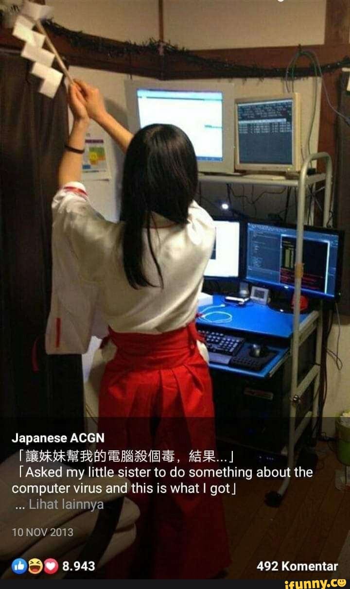 Japanese ACGN SIRS, AR... Asked my little sister to do something about ...