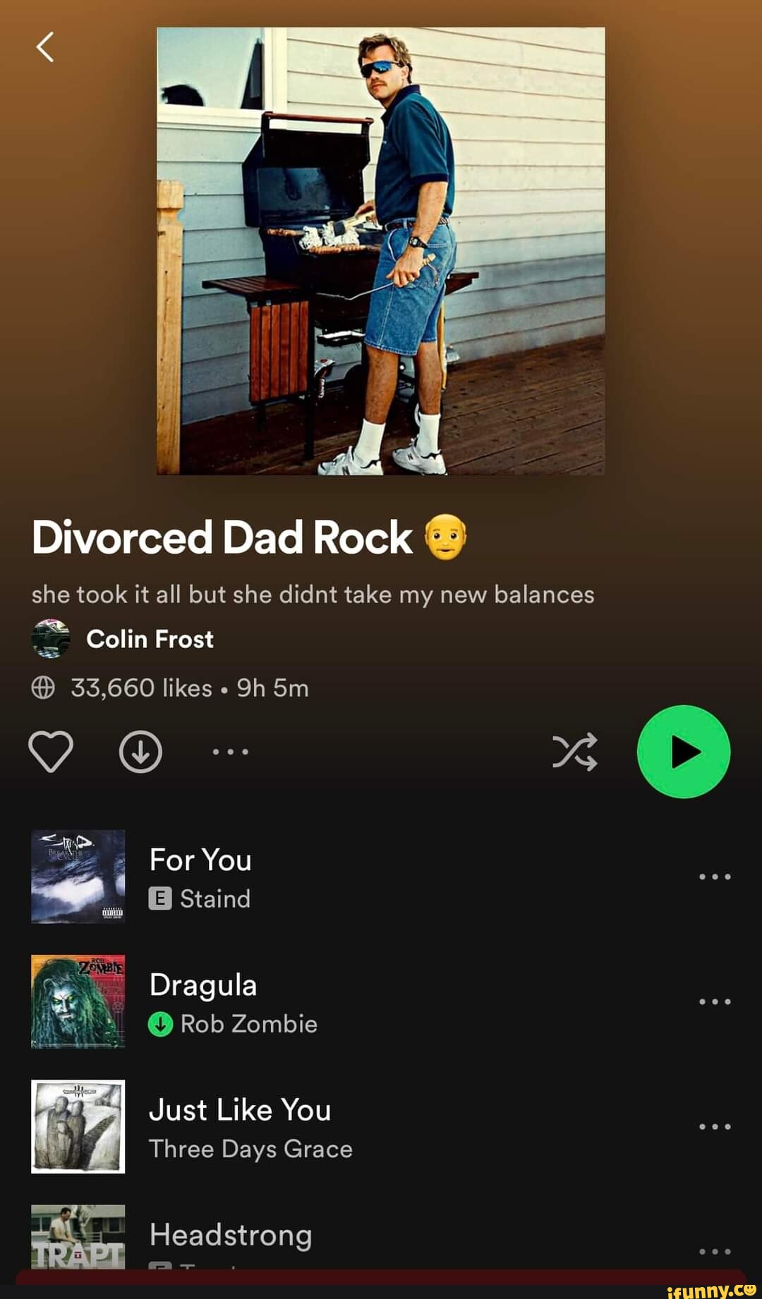 Divorced Dad Rock she took it all but she didnt take my new balances ...