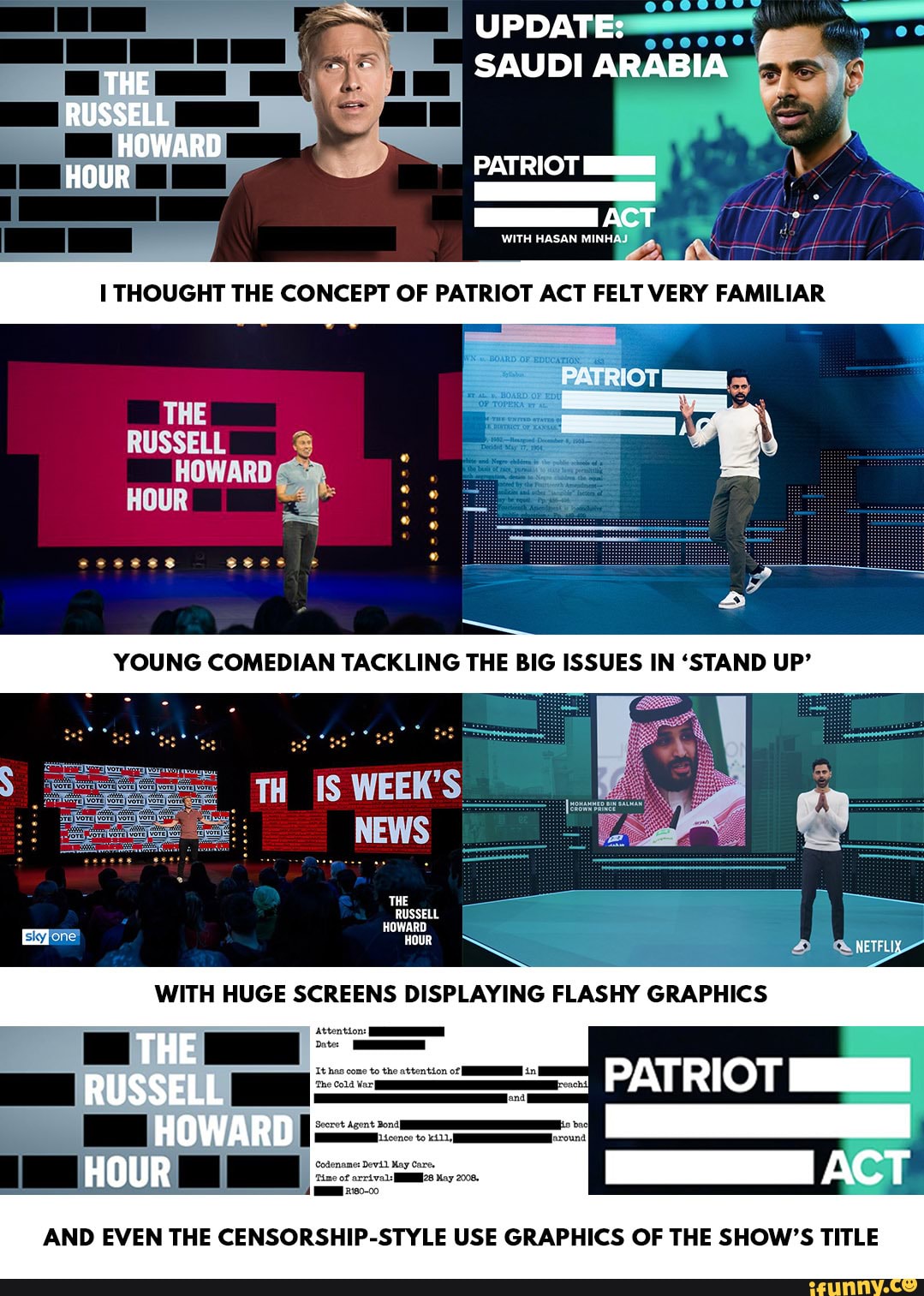 UPDATE: SAUDI ARABIA THE RUSSELL HOWARD PATRIOT HOUR ACT WITH HASAN ...