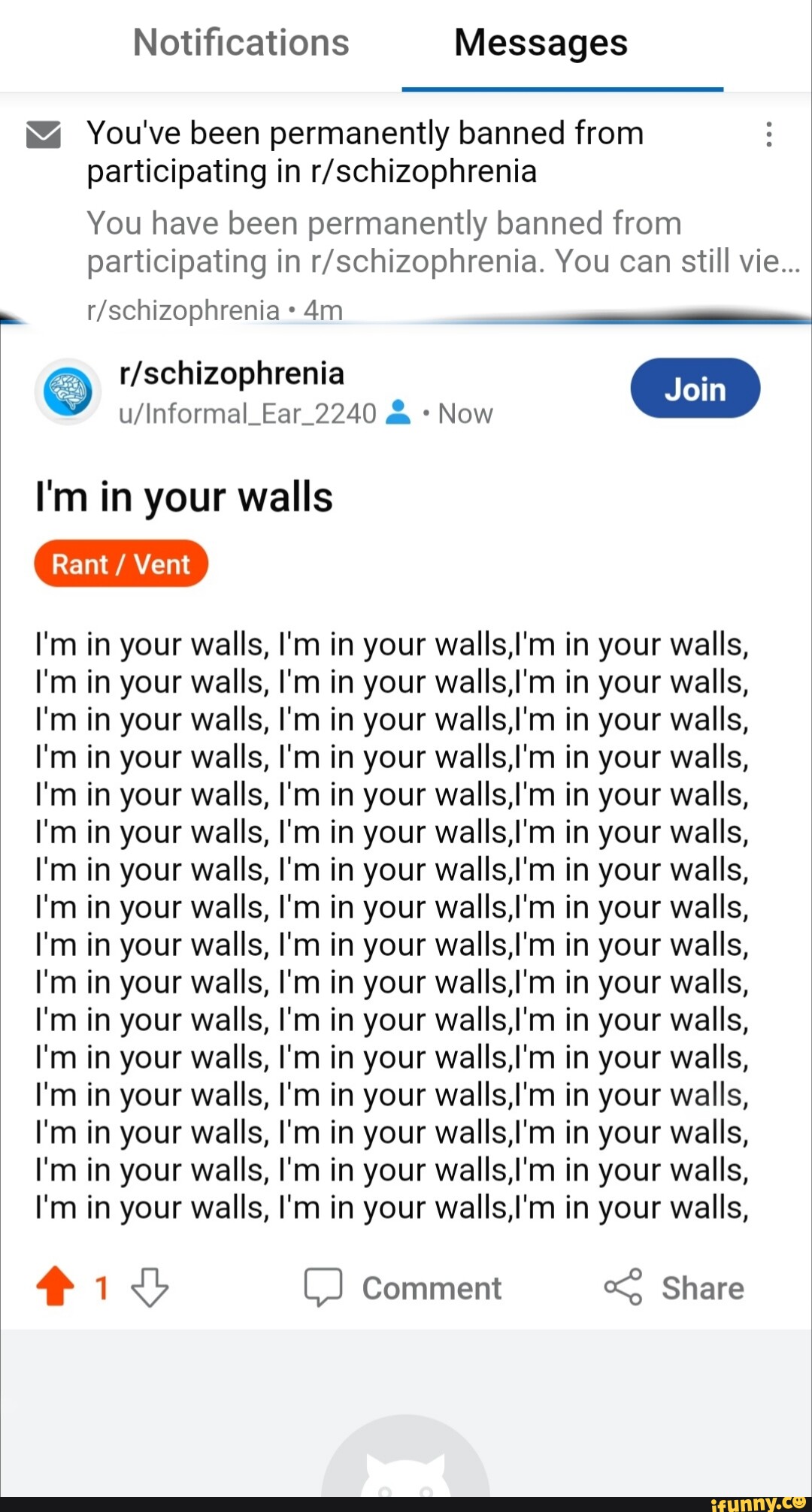 Notifications Messages You've been permanently banned from ...