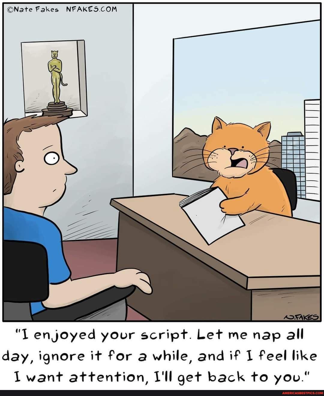 Your laugh for the evening 😸 - Nate Fakes NFAKES COM enjoyed your ...