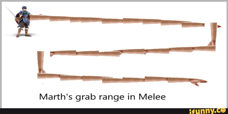 Marth Melee Grab Range