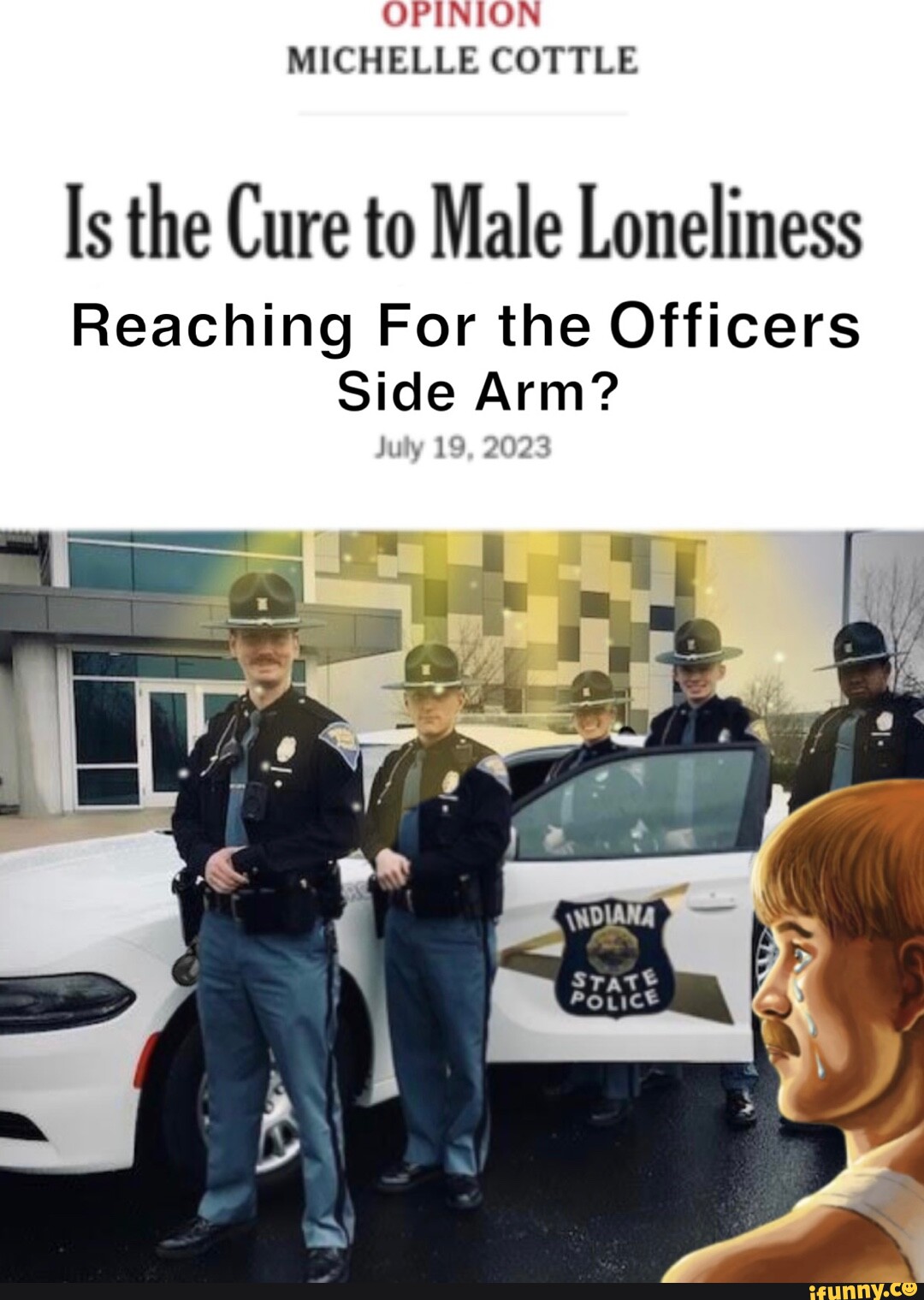 OPINION MICHELLE COTTLE Is the Cure to Male Loneliness Reaching For the ...