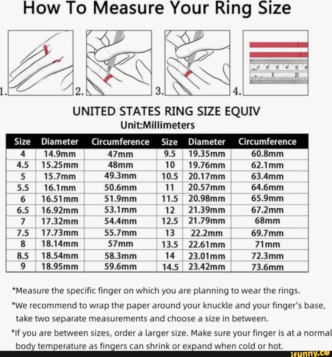 How To Measure Your Ring Size IZZANSINSSY UNITED STATES RING SIZE EQUIV ...