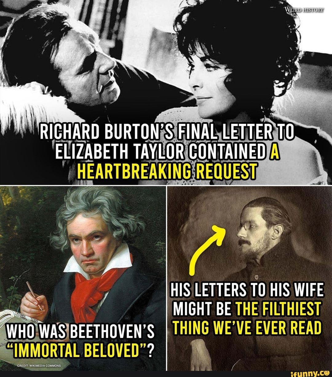 RICHARD BURTON'S FINAL LETTER ELIZABETH TAYLOR CONTAINED HIS LETTERS TO ...