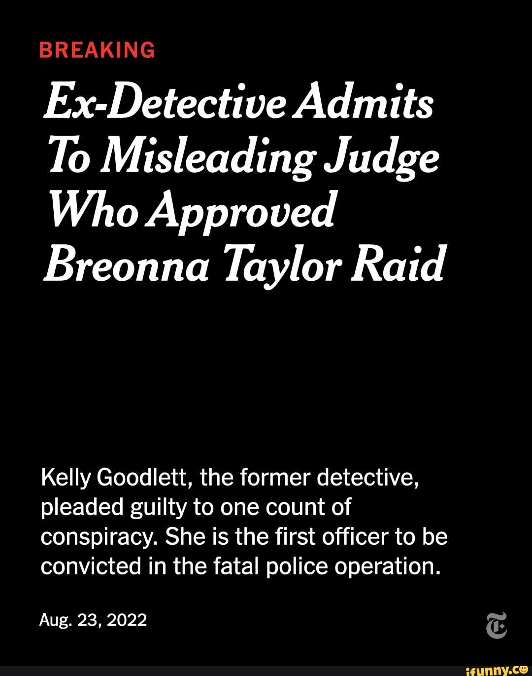 BREAKING Ex-Detective Admits To Misleading Judge Who Approved Breonna ...