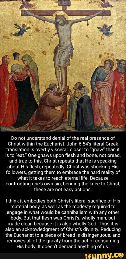 Eucharist memes. Best Collection of funny Eucharist pictures on iFunny
