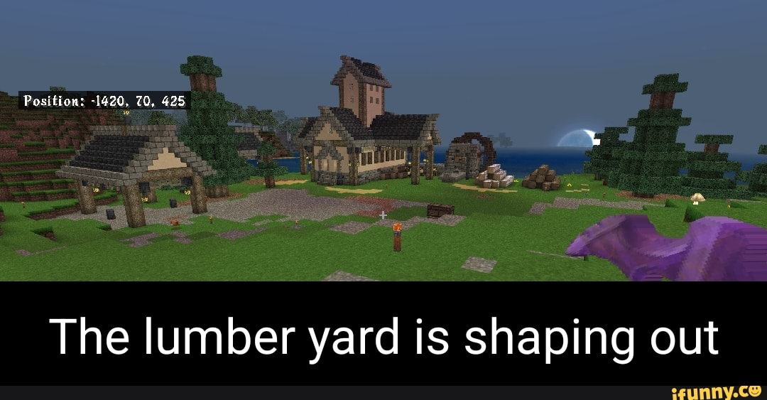 Minecraft Lumber Yard