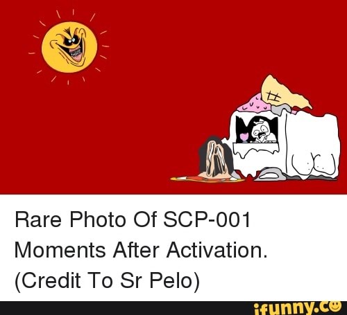 Rare Photo Of SCP-001 Moments After Activation. (Credit To Sr Pelo ...