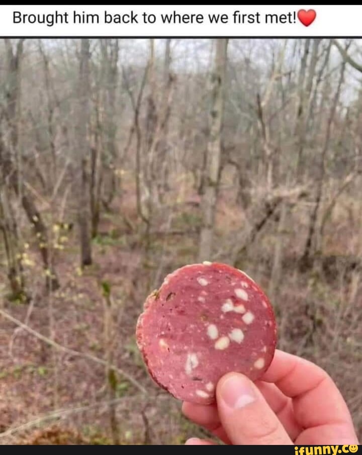 Brought him back to where we first met! - iFunny