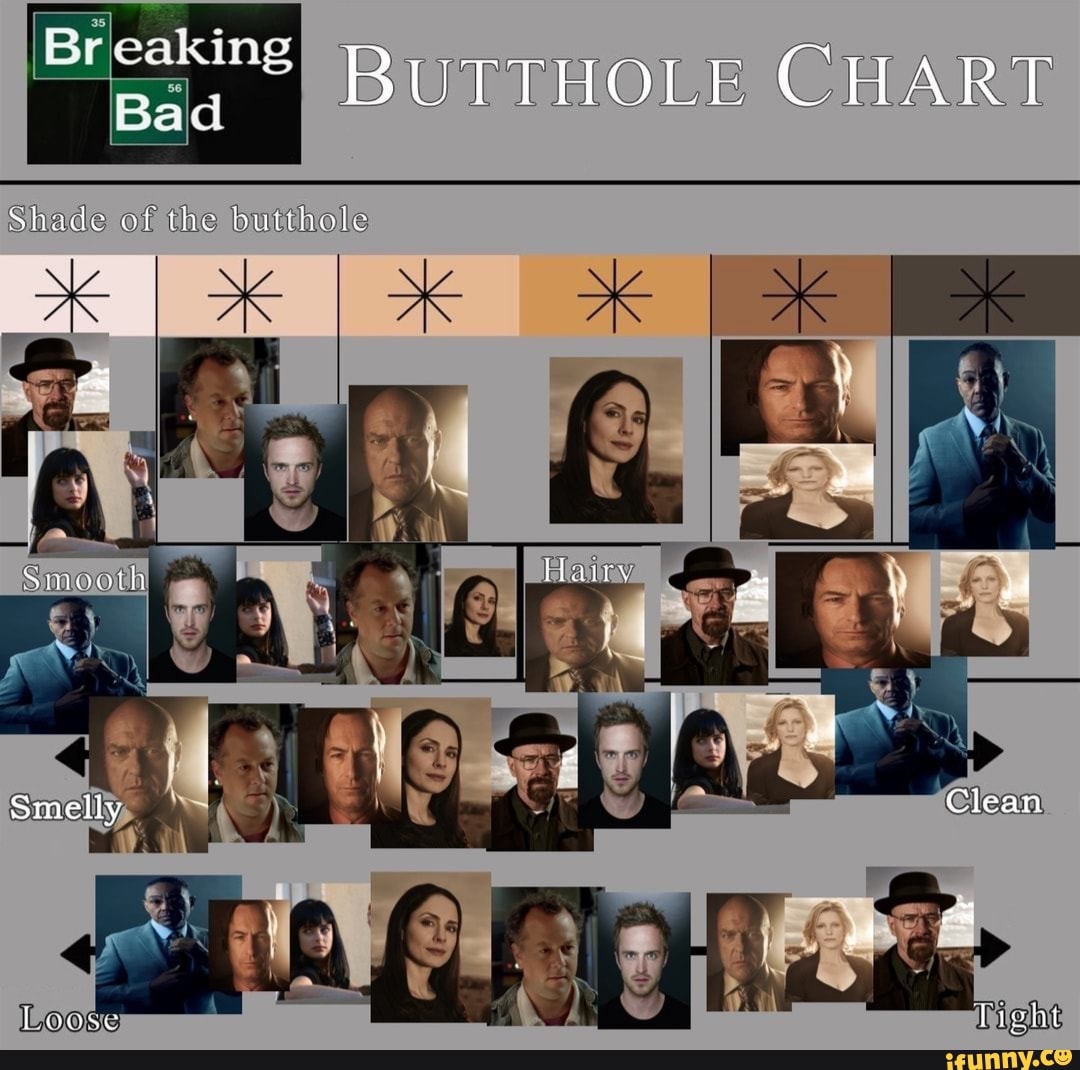 BUTTHOLE CHART eaking Shade of the butthole ad Smelly Clean id - iFunny ...