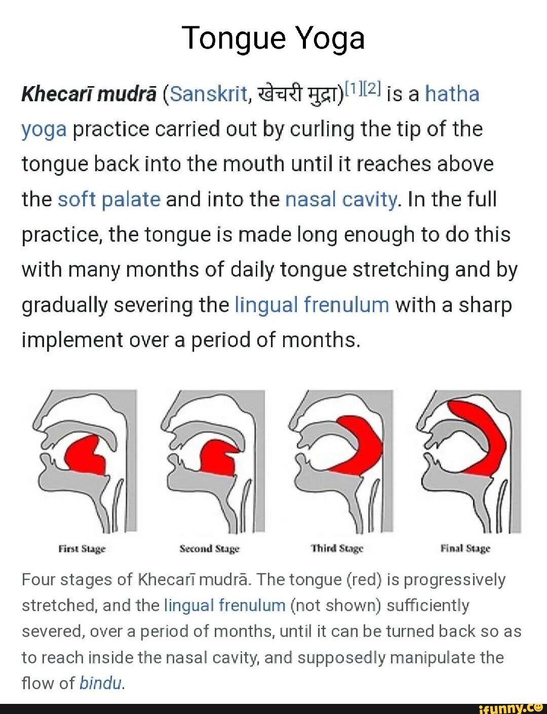 Tongue Yoga Khecari mudra (Sanskrit, @aet is a hatha yoga practice ...